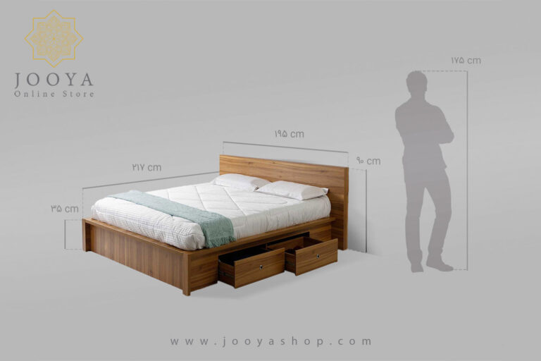 خرید تخت خواب دو نفره مینیمال کژال - فروشگاه اینترنتی جویا